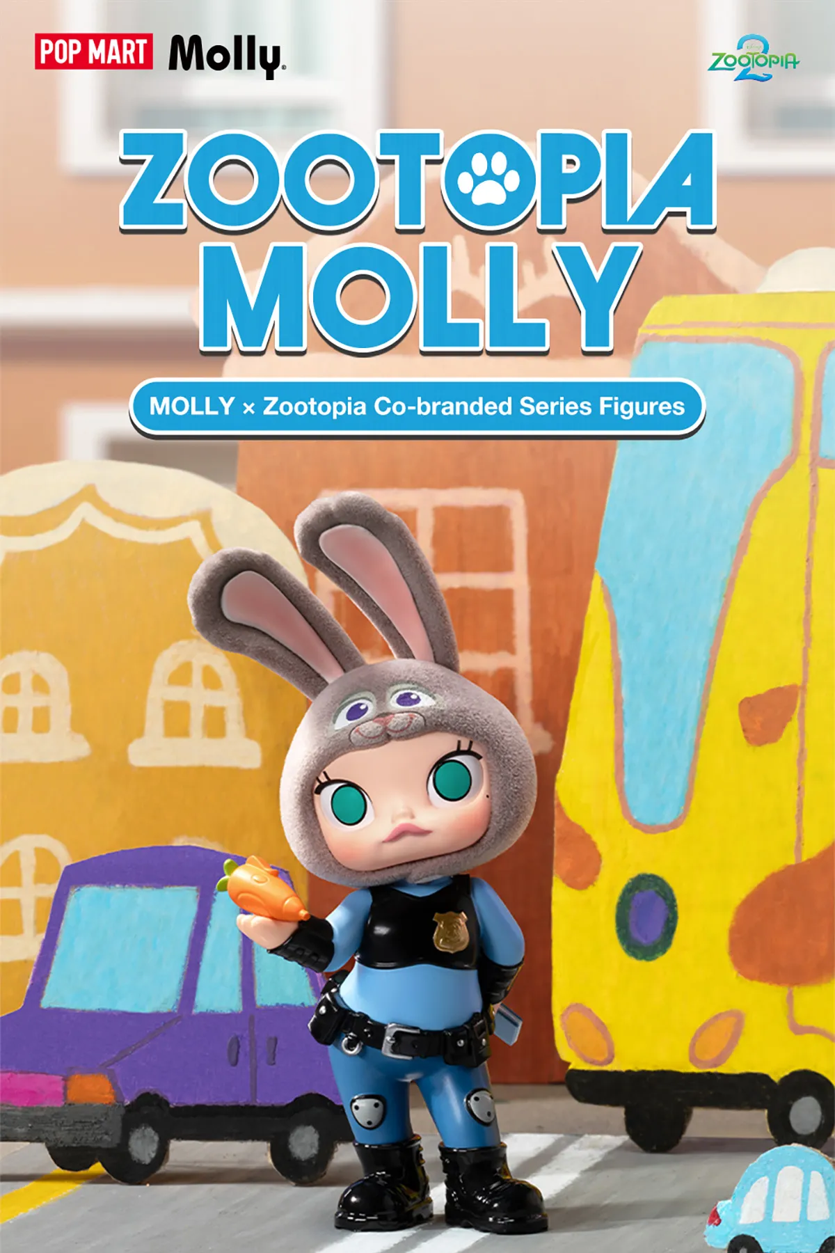 POP NOW:MOLLY × Zootopia Co-branded Series Figures - POP MART (New Zealand)