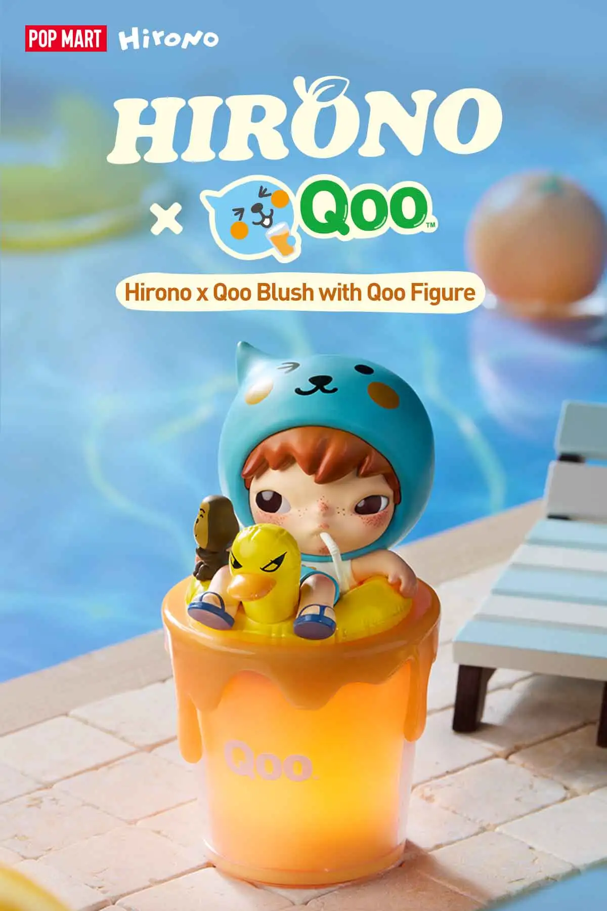 Hirono × Qoo Blush with Qoo Figure - POP MART (Australia)