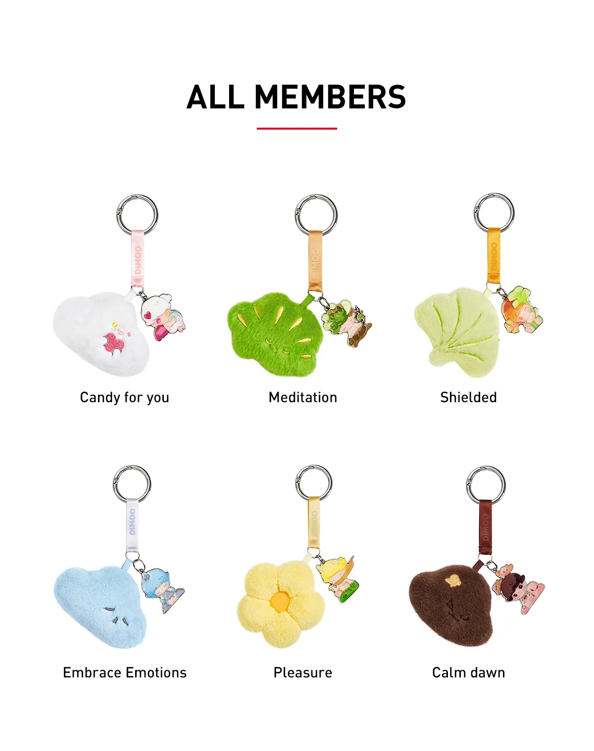 DIMOO By Your Side Series-Pendant Blind Box - POP MART (New Zealand)