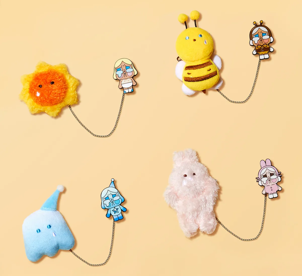 CRYBABY Crying Again Series-Plush Badge Blind Box - POP MART (Japan)