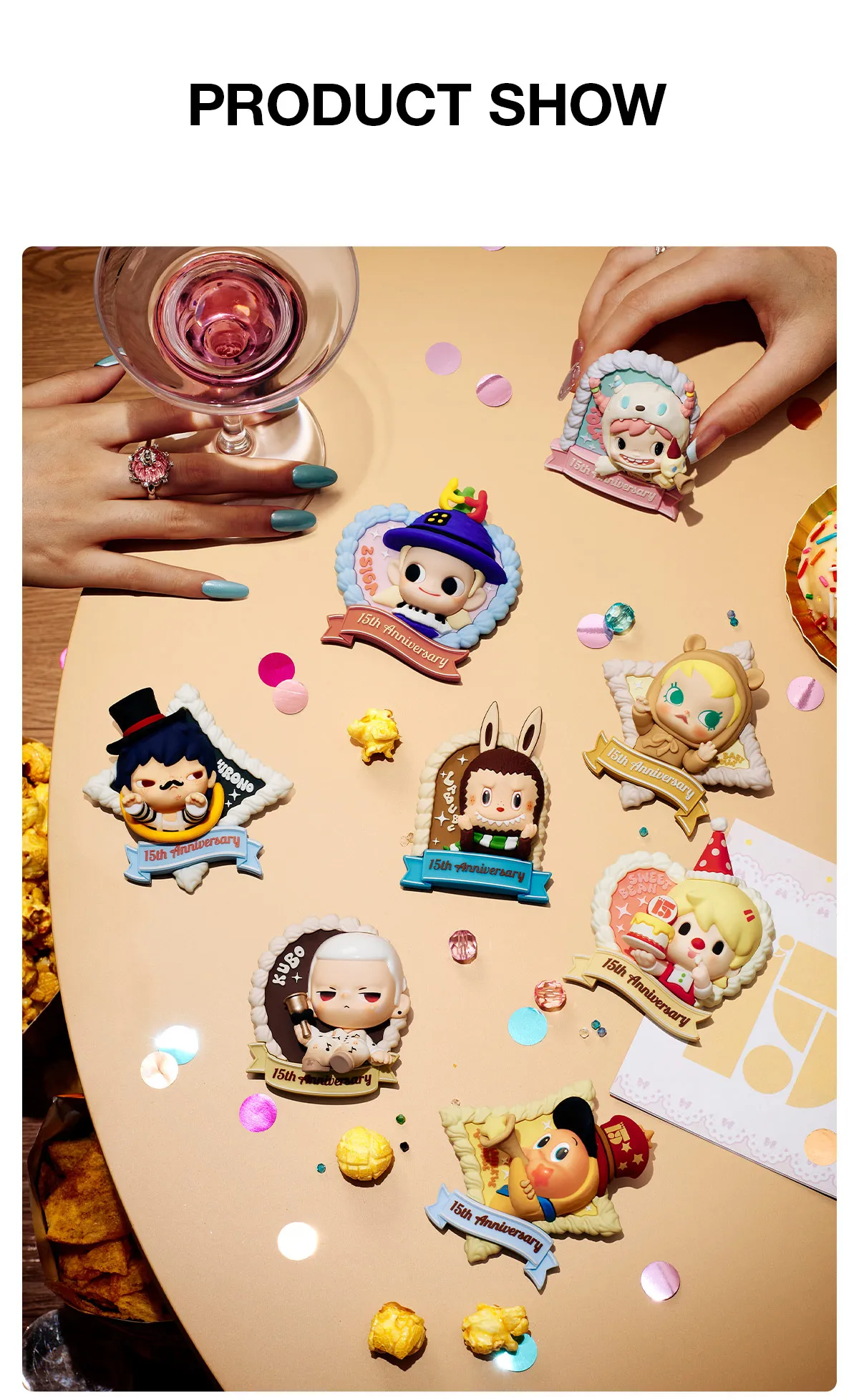 Let’s celebrate POP MART 's 15th Anniversry Series-Refrigerator Magnet Blind Box - POP MART ...