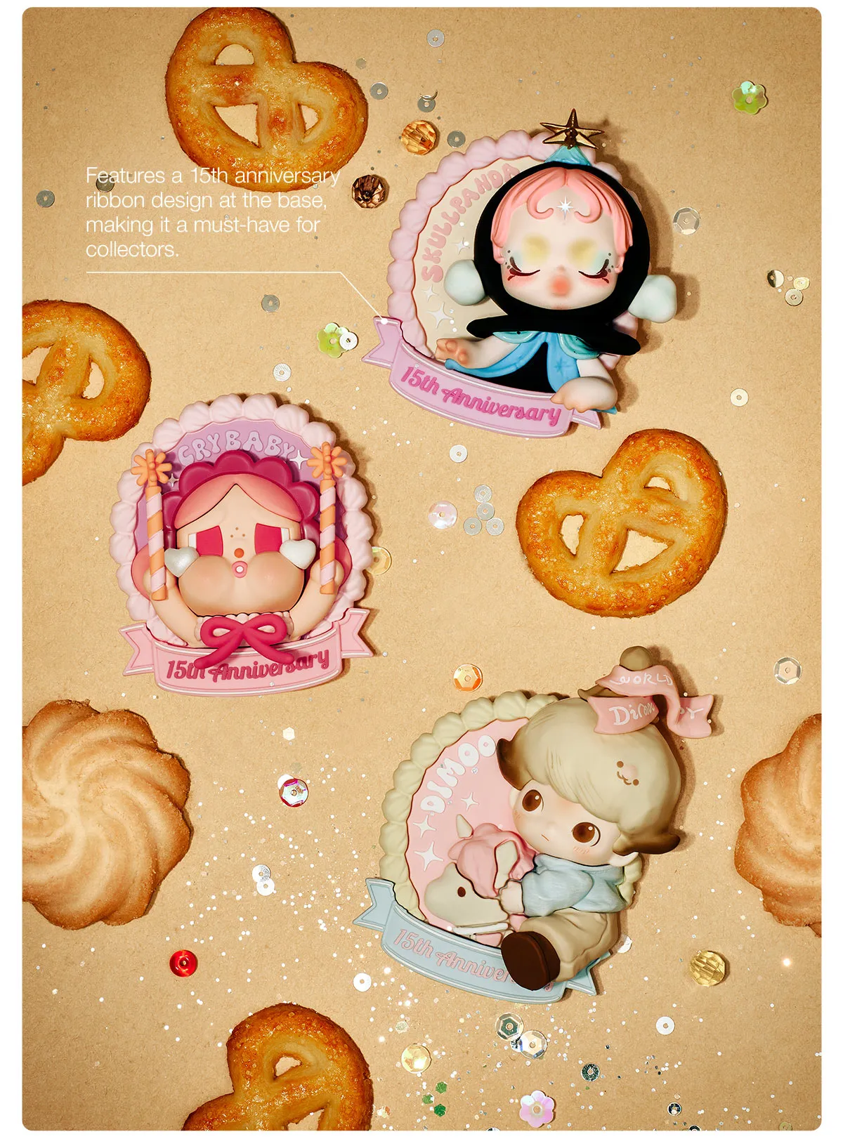 Let’s celebrate POP MART 's 15th Anniversry Series-Refrigerator Magnet ...