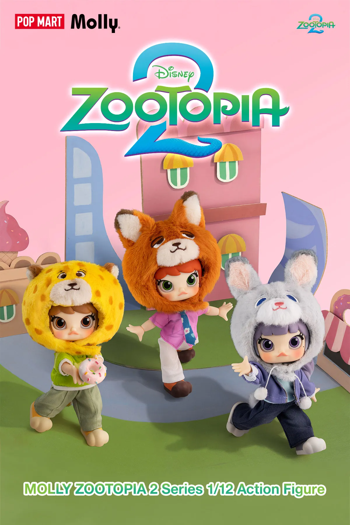 POP NOW:MOLLY ZOOTOPIA 2 Series 1/12 Action Figure - POP MART (New Zealand)