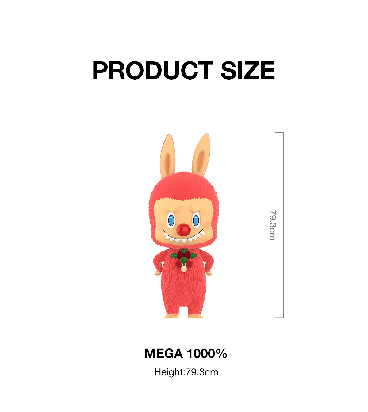 MEGA LABUBU 1000% Winter Holiday - POP MART (Greece)