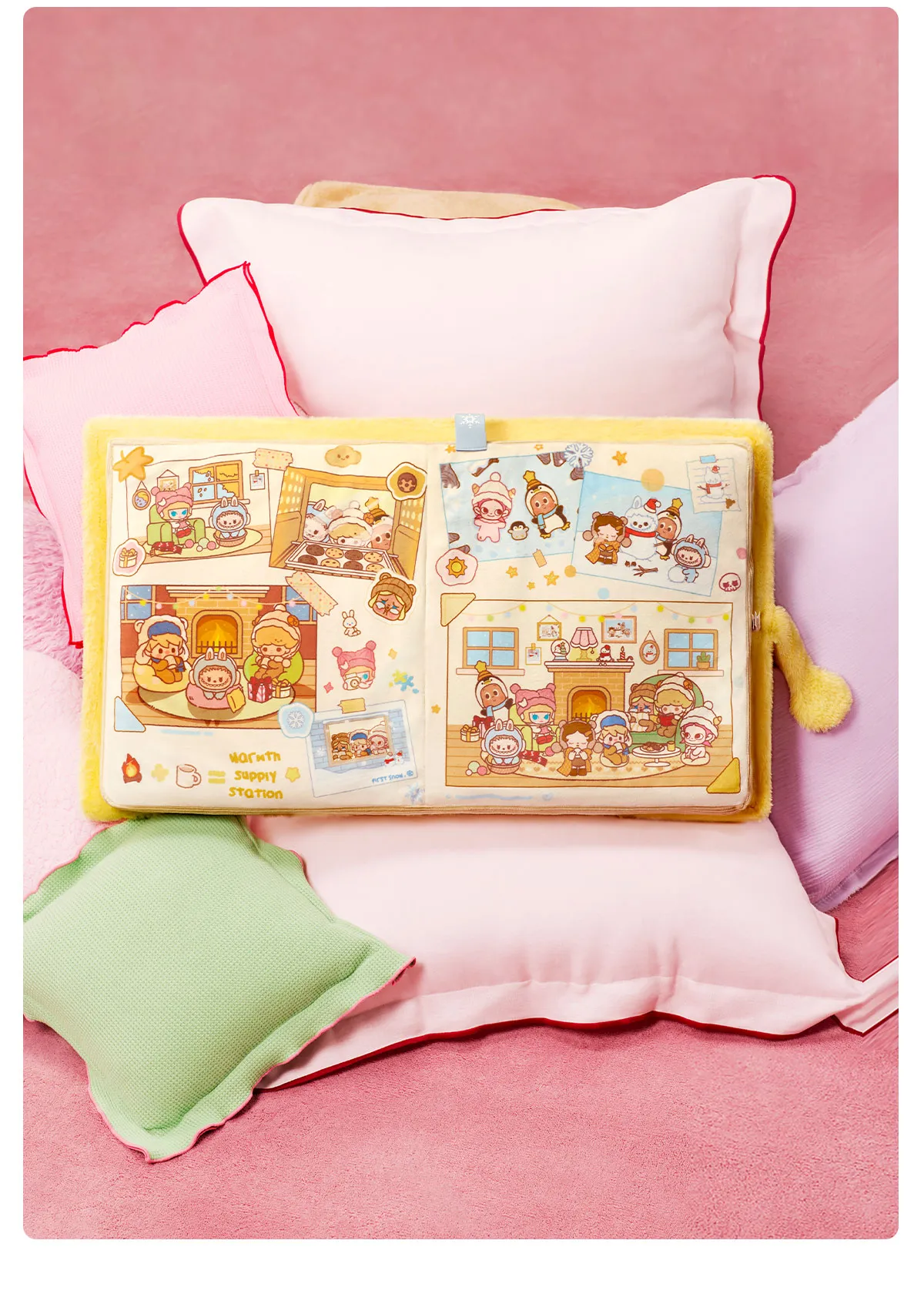 POP BEAN Fluffy & Cozy Series-Pillow - POP MART (Spain)