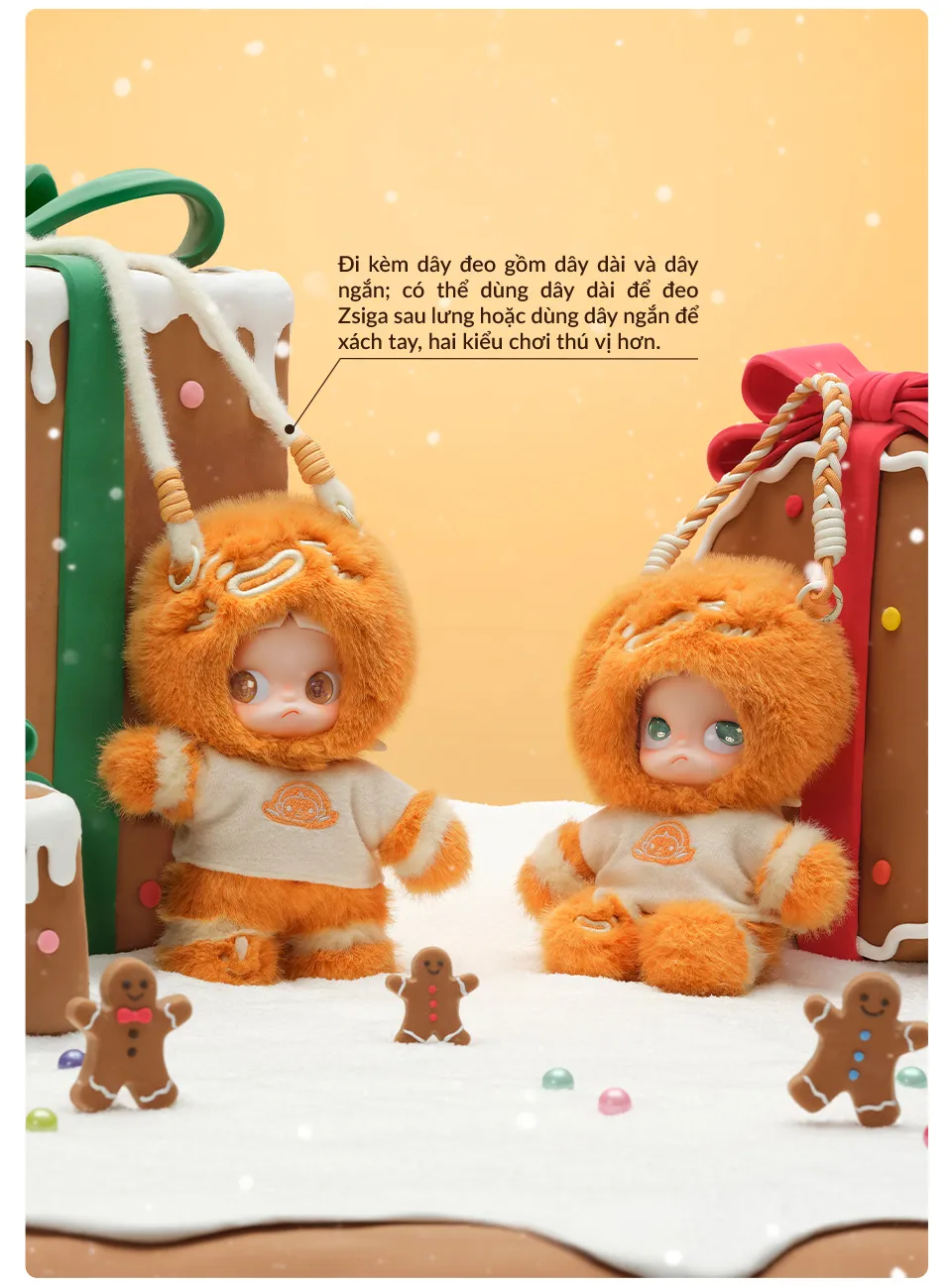 Đồ chơi mô hình nv Zsiga Gingerbread Man 1/8 Action Figure - POP MART ...