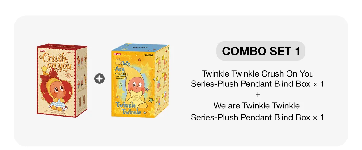 Twinkle Twinkle Crush On You Series-Plush Pendent Blind Box - POP MART ...