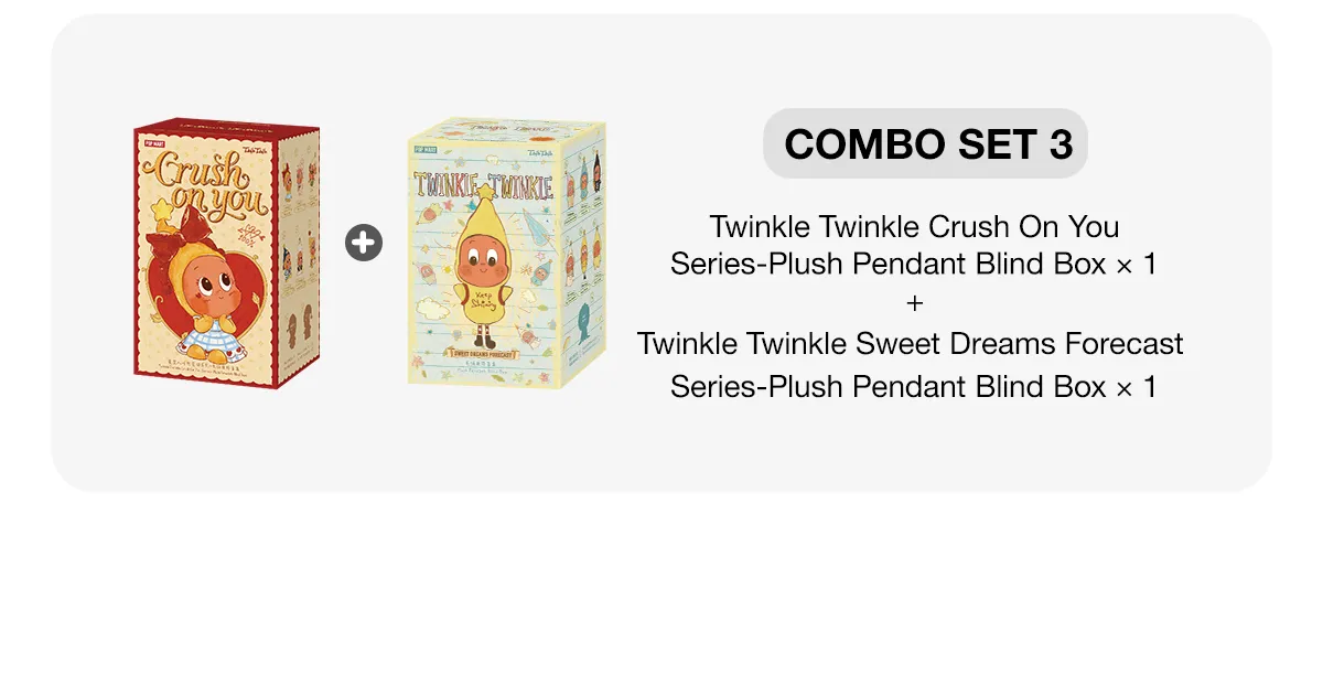 Twinkle Twinkle Crush On You Series-Plush Pendent Blind Box - POP MART ...