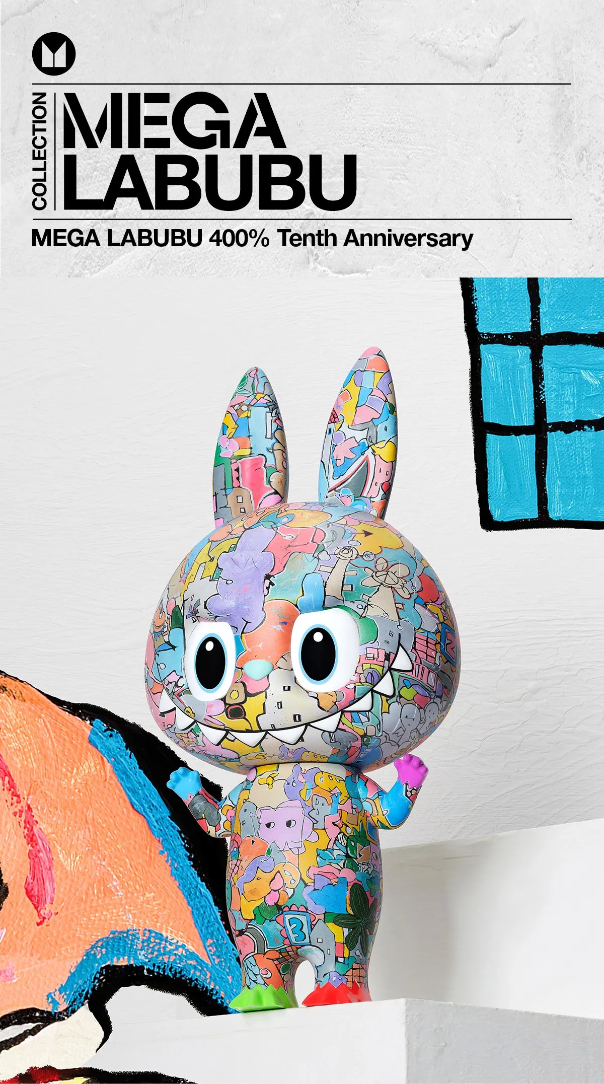 MEGA LABUBU 400% Tenth Anniversary - POP MART (Vietnam)