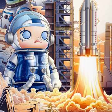 MEGA SPACE MOLLY 1000% CELESTIAL PALACE - POP MART (Japan)