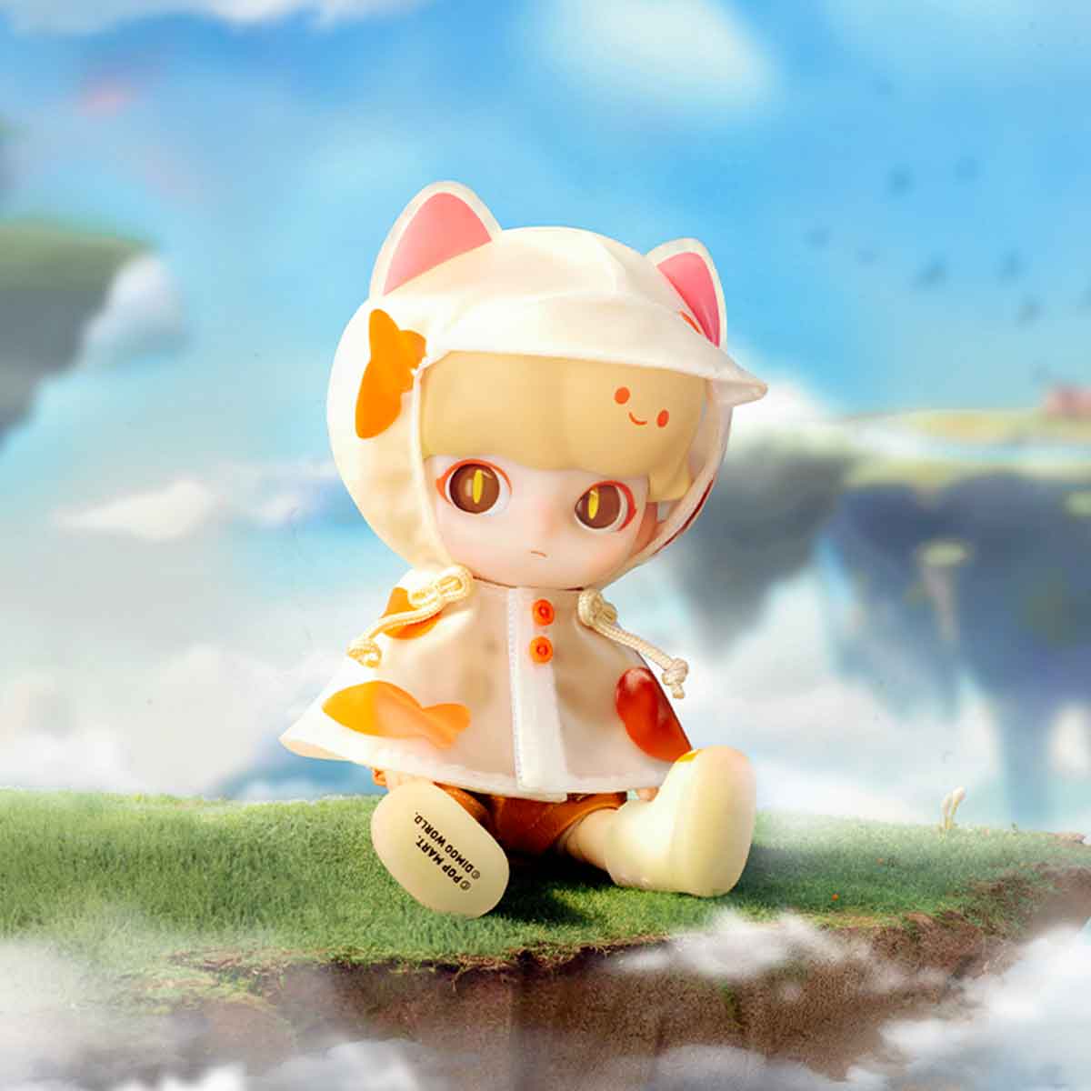 DIMOO Raincoat Cat Action Figure - POP MART (Philippines)