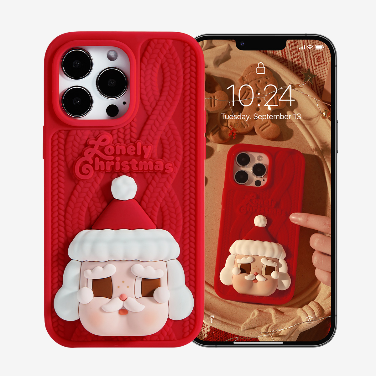 Crybaby Lonely Christmas Series-Phone Case - POP MART (Thailand)