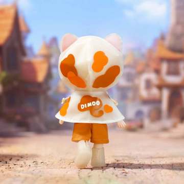 DIMOO Raincoat Cat Action Figure - POP MART (Thailand)