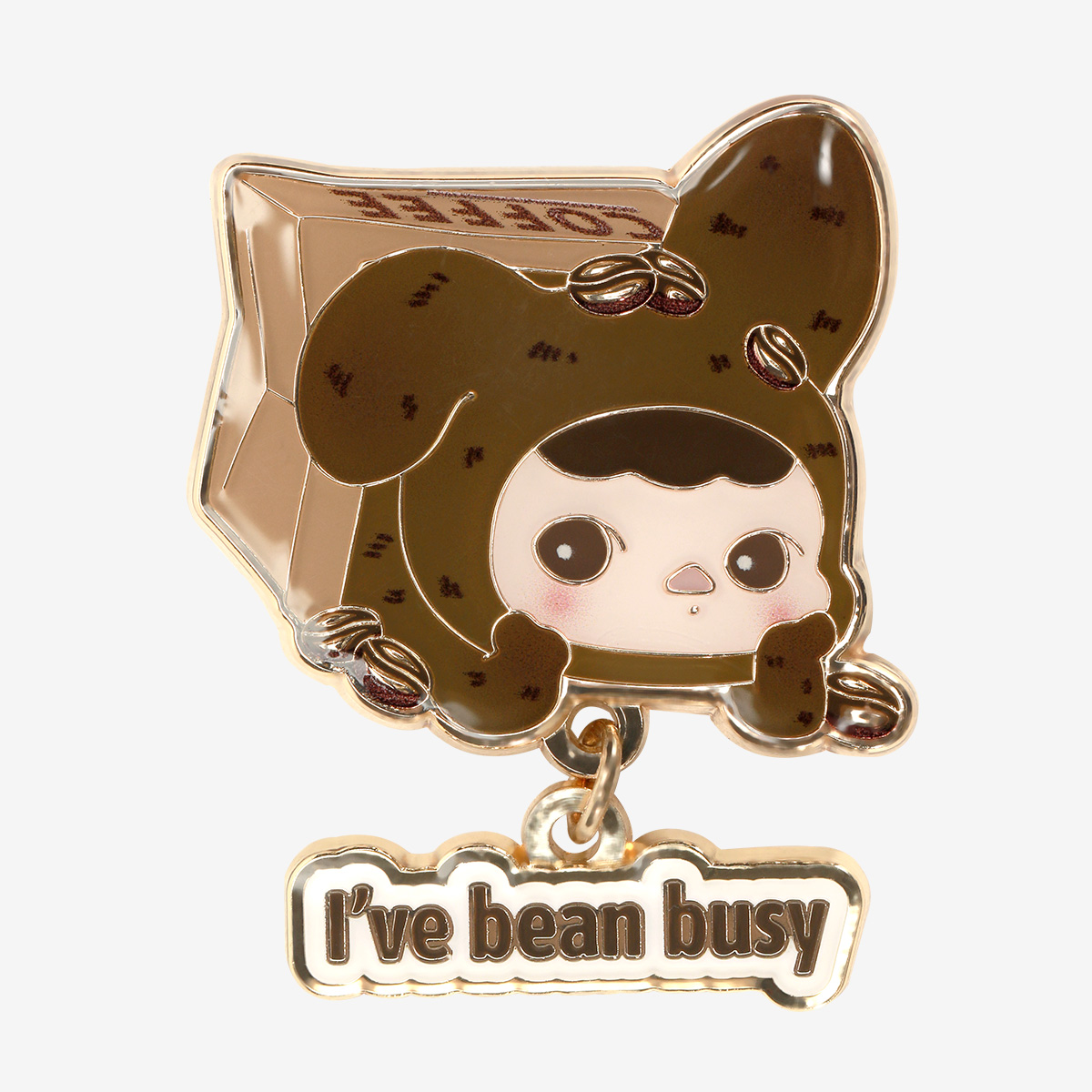 PUCKY Rabbit Cafe Series-Badge BLind Box - POP MART (Thailand)