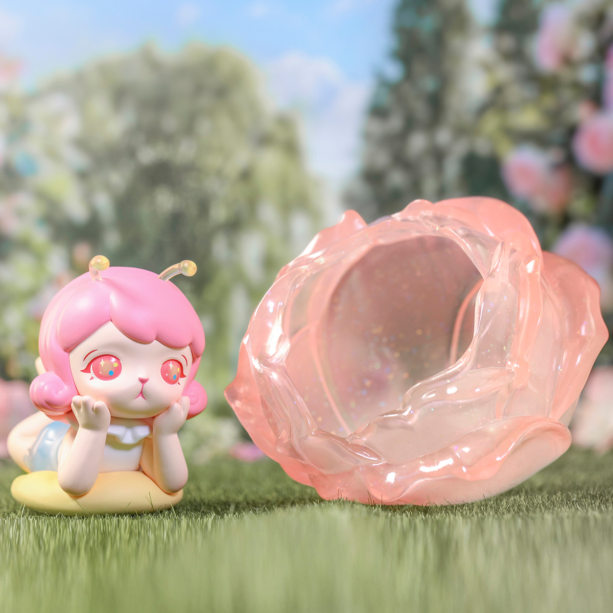 Bunny Elfin Flower Bud Figurine - POP MART (Vietnam)