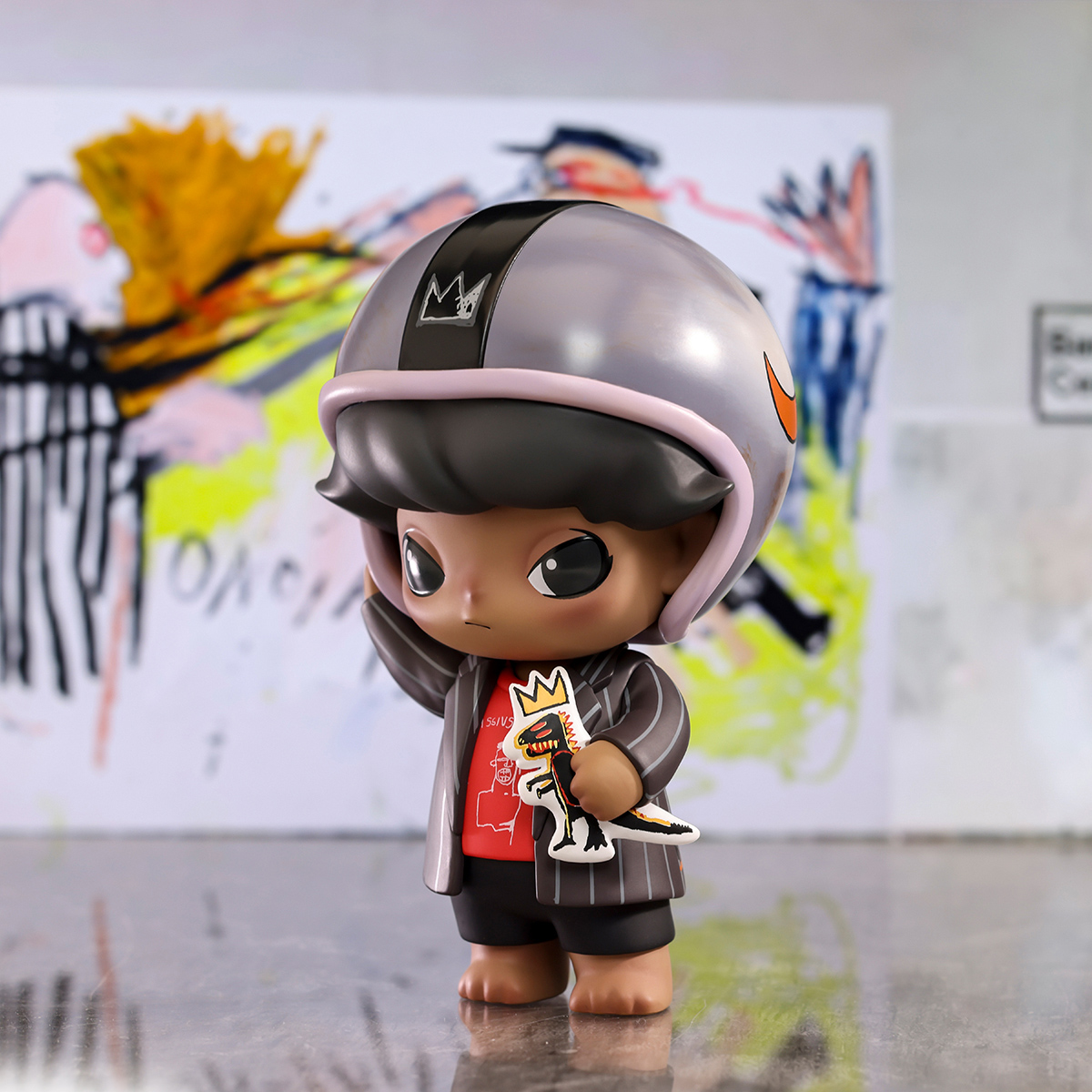 Dimoo X Jean-Michel Basquiat 001 FIgurine - POP MART (Philippines)