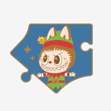 Labubu Christmas Fridge Magnet - POP MART (Australia)