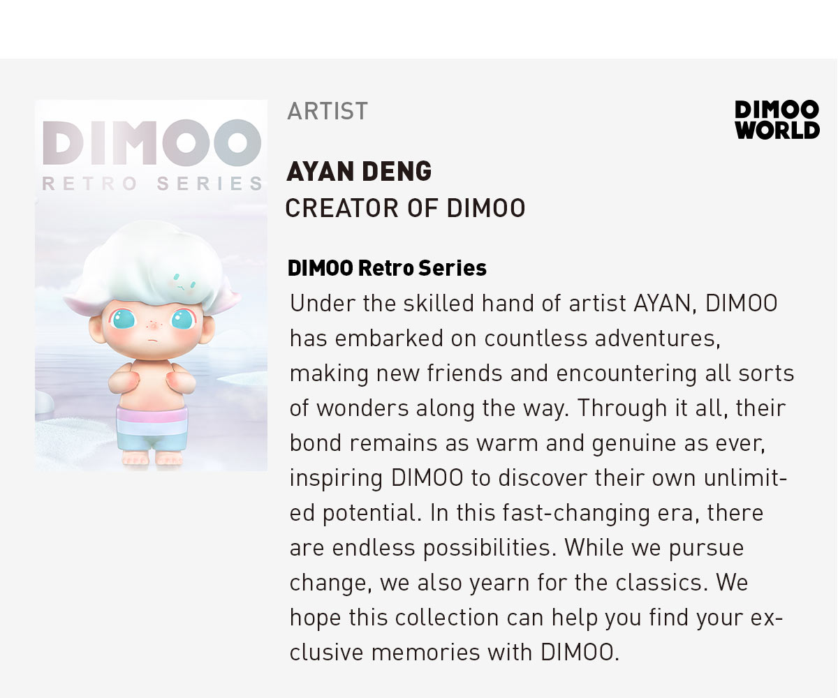 DIMOO Retro Series - POP MART (Australia)