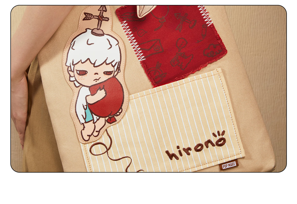 Hirono Mime Series-Canvas Messenger Bag - POP MART (Australia)