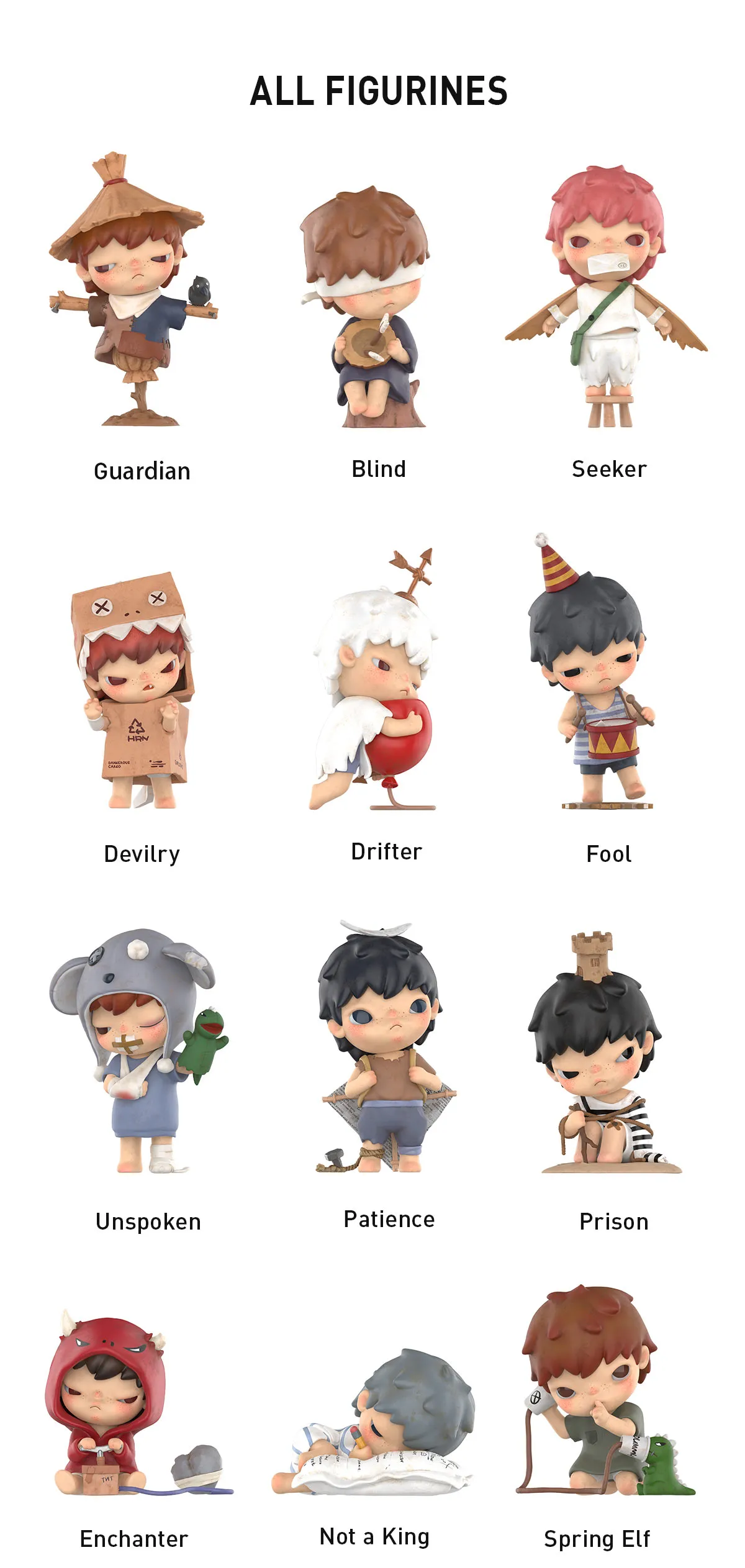 Hirono Mime Series Figures - POP MART (Sweden)