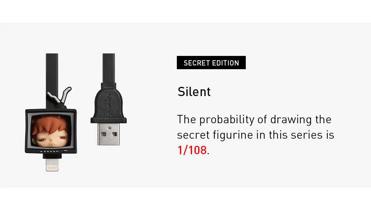 Hirono Mime Series-Cable Blind Box - POP MART (Singapore)