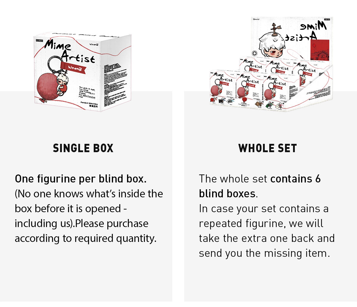 Hirono Mime Series-Pendant Blind Box - POP MART (Thailand)