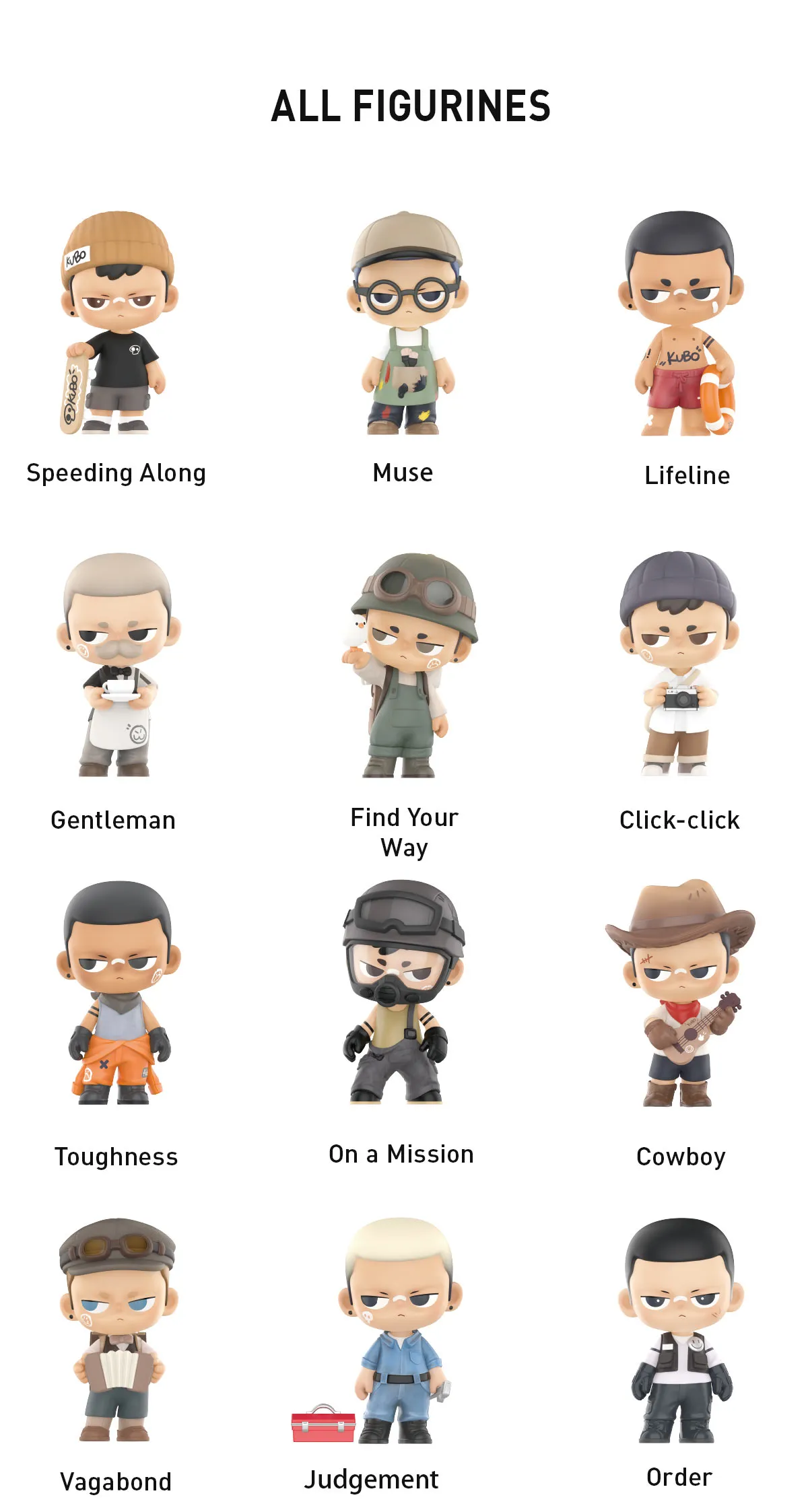 POP NOW:KUBO Walks of Life Series Figures - POP MART (Singapore)