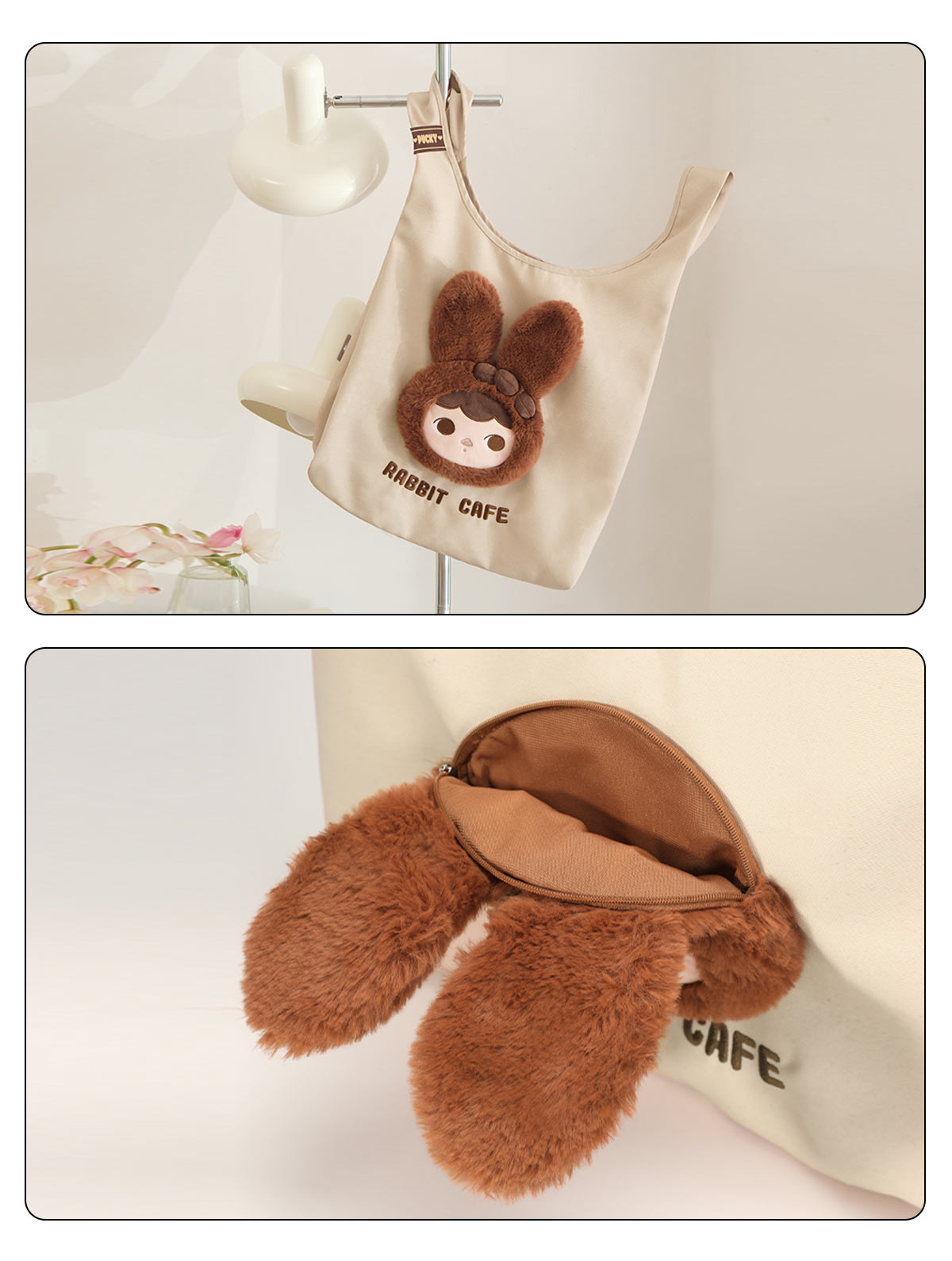 PUCKY Rabbit Cafe Series-Shoulder Bag - POP MART (United Kingdom)