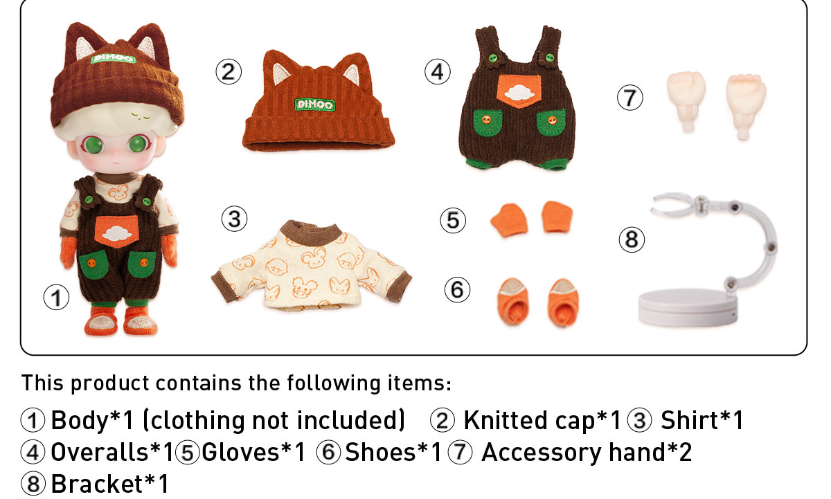 DIMOO Fox in the Woods Action Figure - POP MART (Thailand)