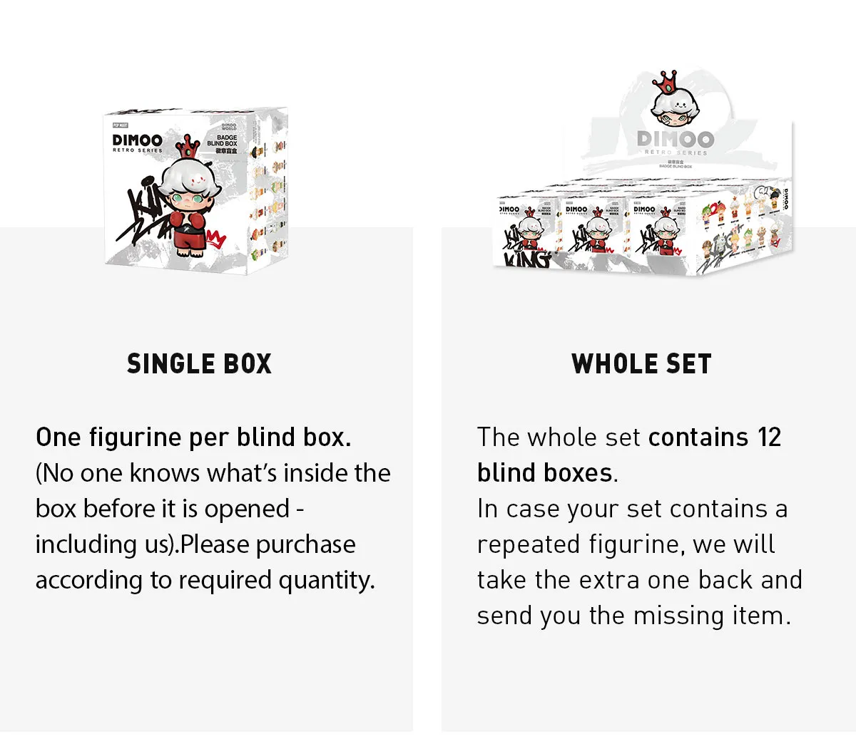 DIMOO Retro Series-Badge BLind Box - POP MART (Australia)