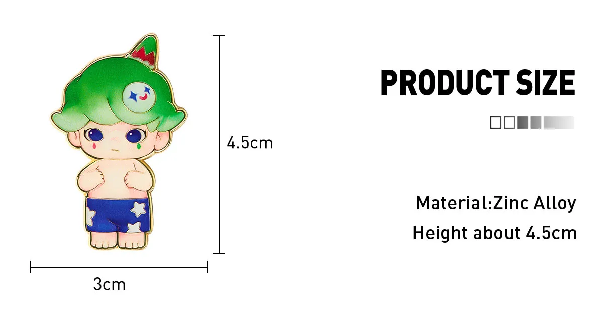 DIMOO Retro Series-Badge BLind Box - POP MART (Thailand)