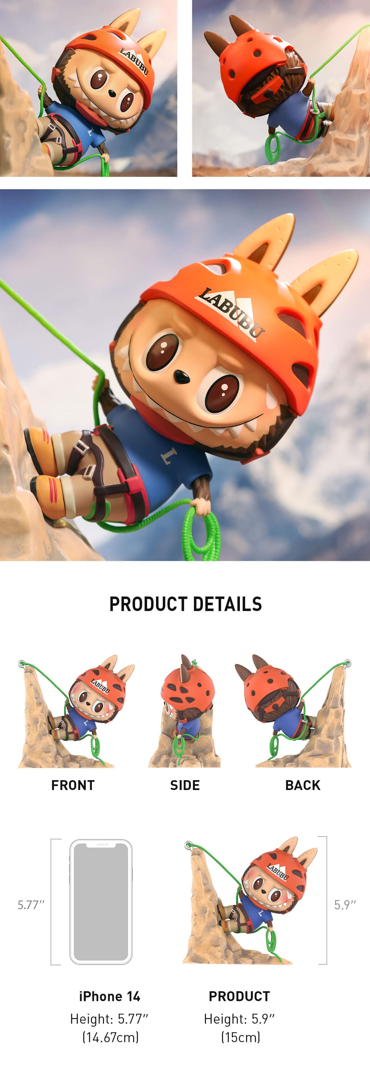Labubu Climber Figurine - POP MART (Thailand)