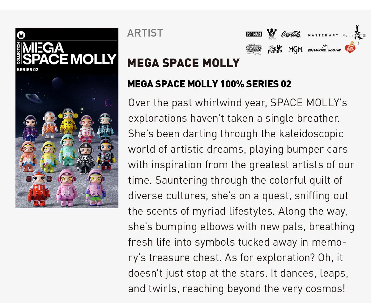 MEGA SPACE MOLLY 100% Series 2-A - POP MART (Taiwan, China)